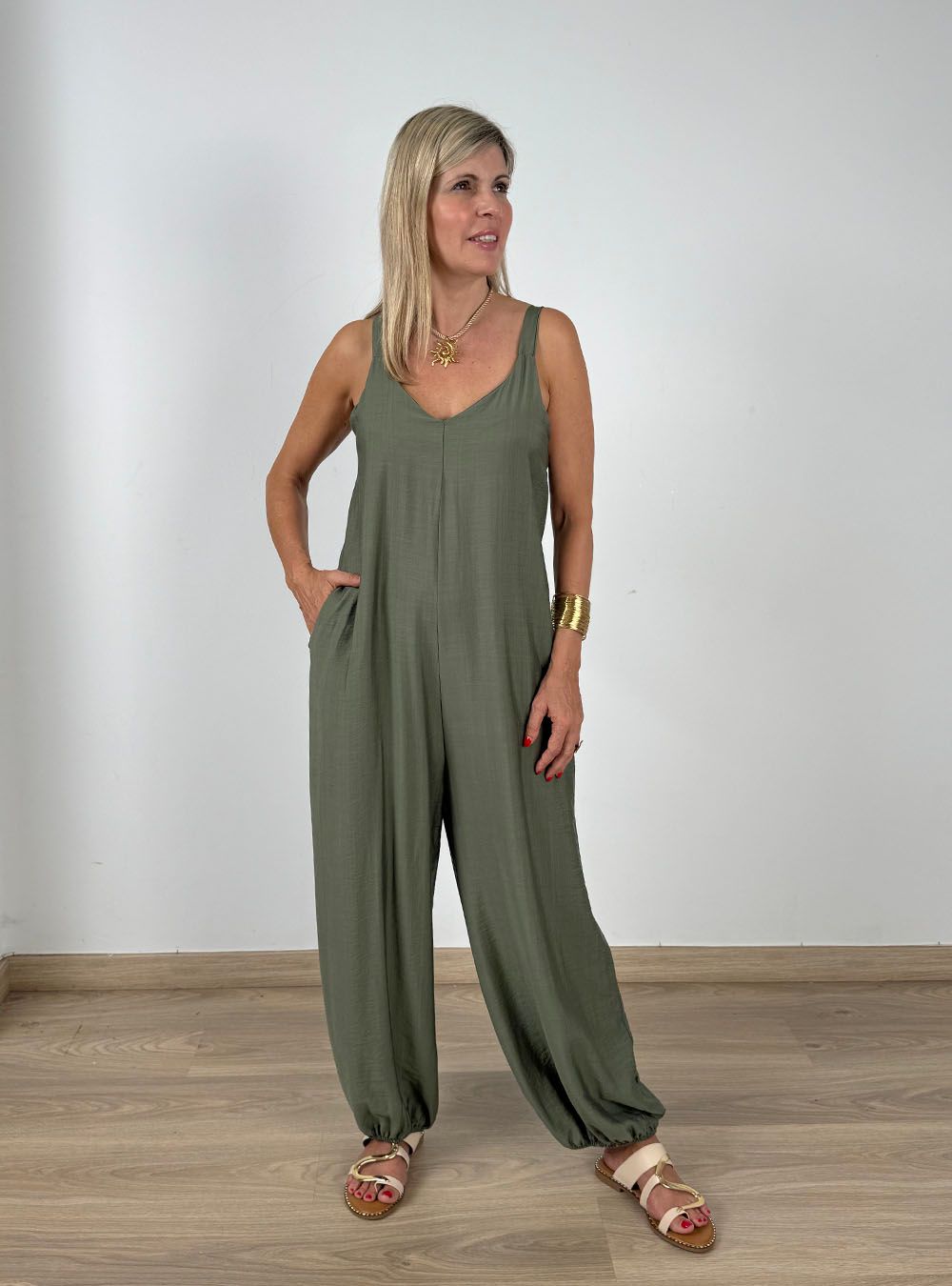 Mono Acosta verde kaki — Brighty&co